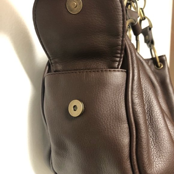 Bags | Dark Chocolate Brown Leather Satchel Purse | Poshmark